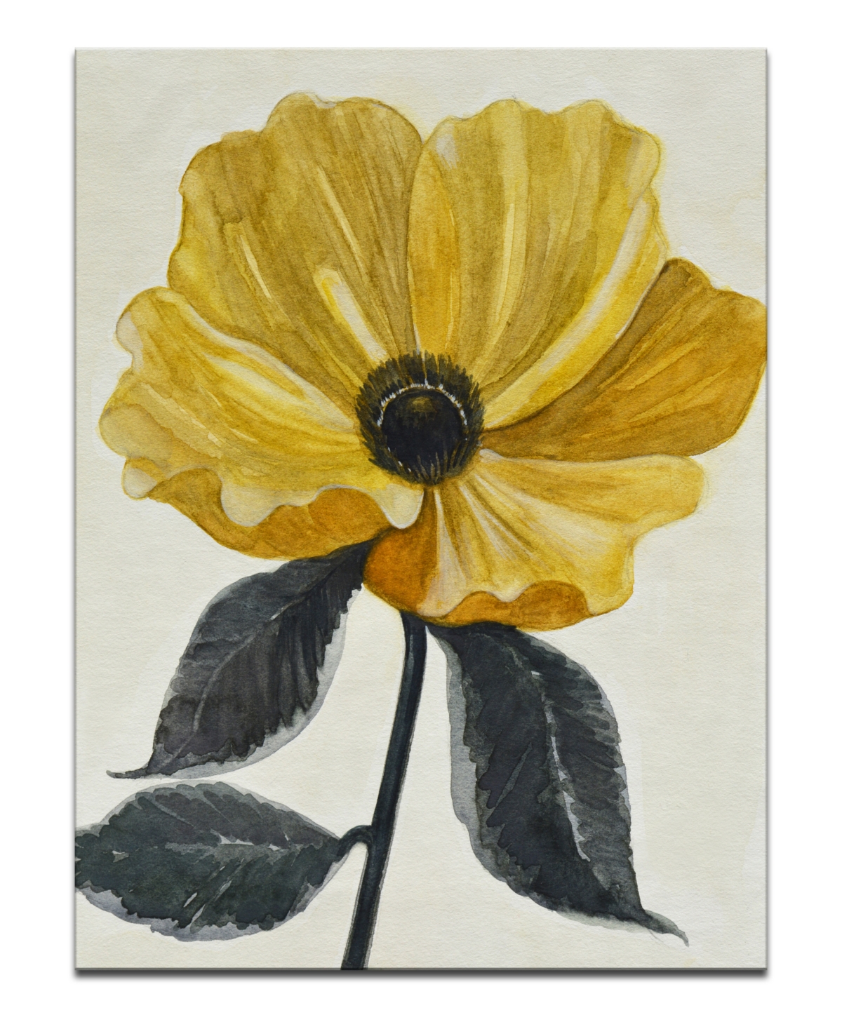 Click here for Ready2HangArt  Elegant Poppy Iv Yellow Floral Canv... prices