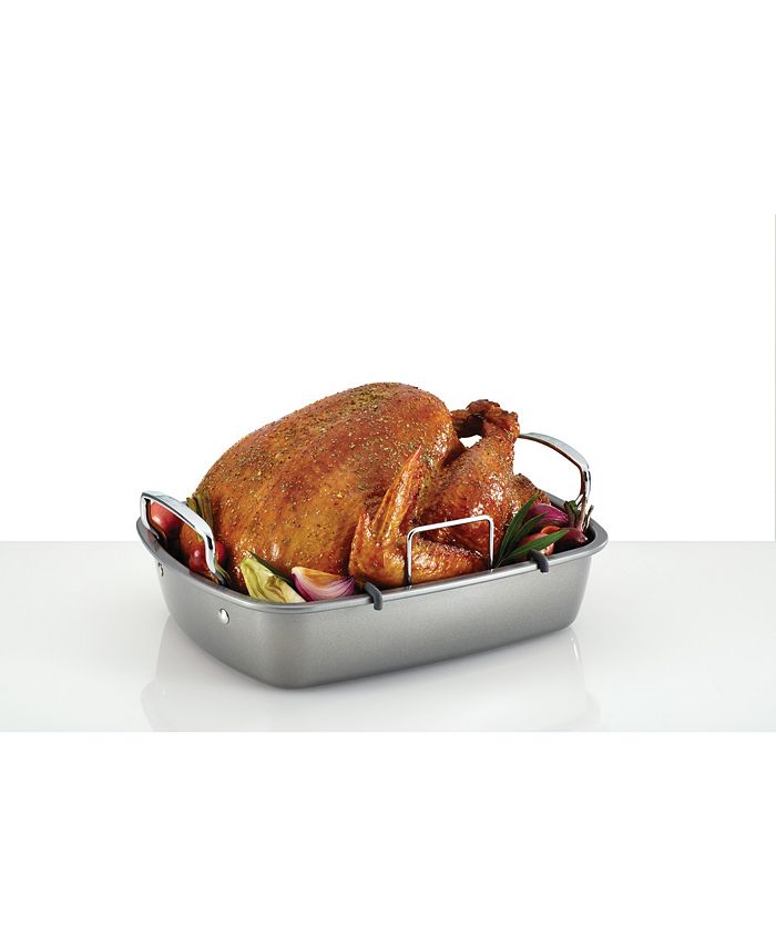 Circulon Nonstick 17" x 13" Roaster with U-Rack - Macy's