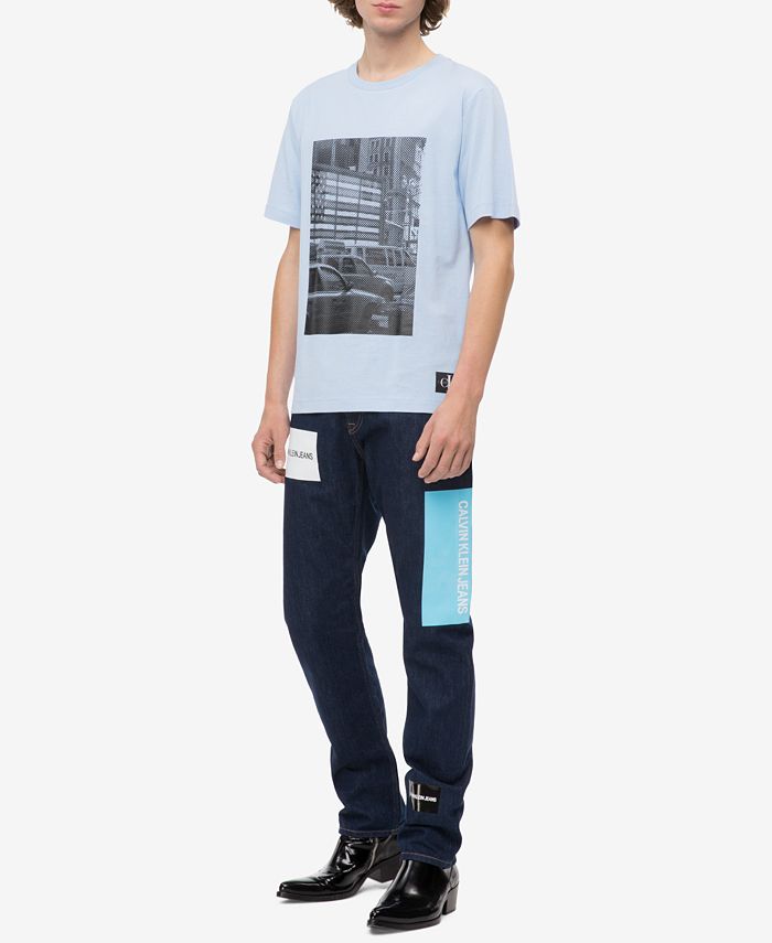 Calvin Klein Jeans Men's Pixelated Graphic T-Shirt - Macy's
