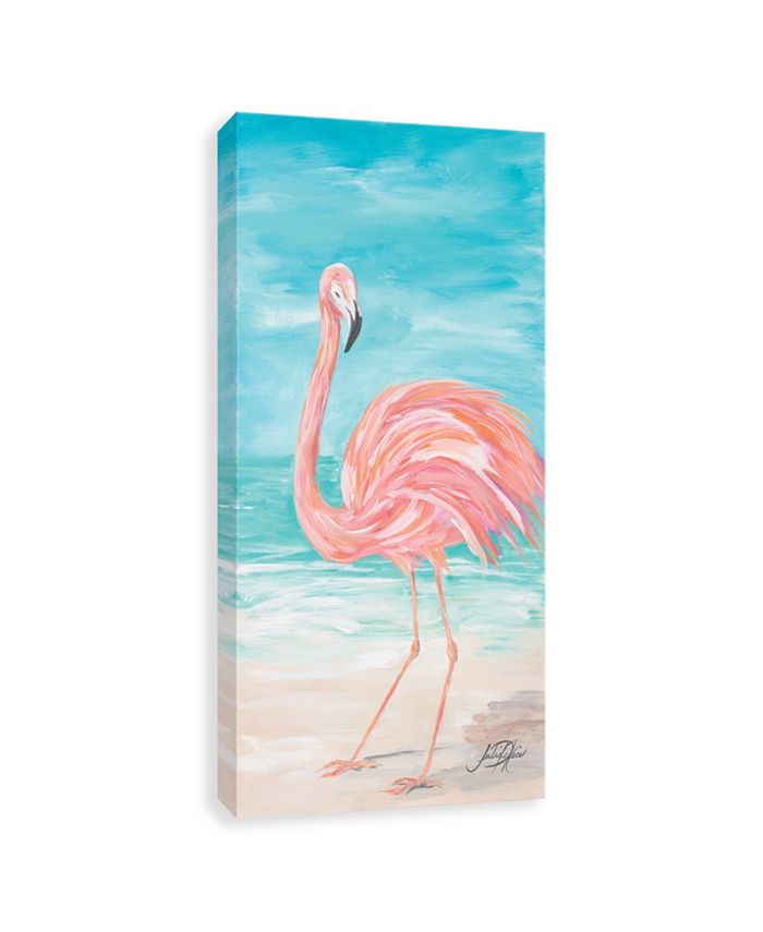 Artissimo Designs Flamingo II Hand Embellished Canvas - Macy's