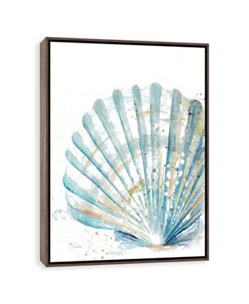 Artissimo Designs Clam Shell Framed Printed Canvas - Macy's