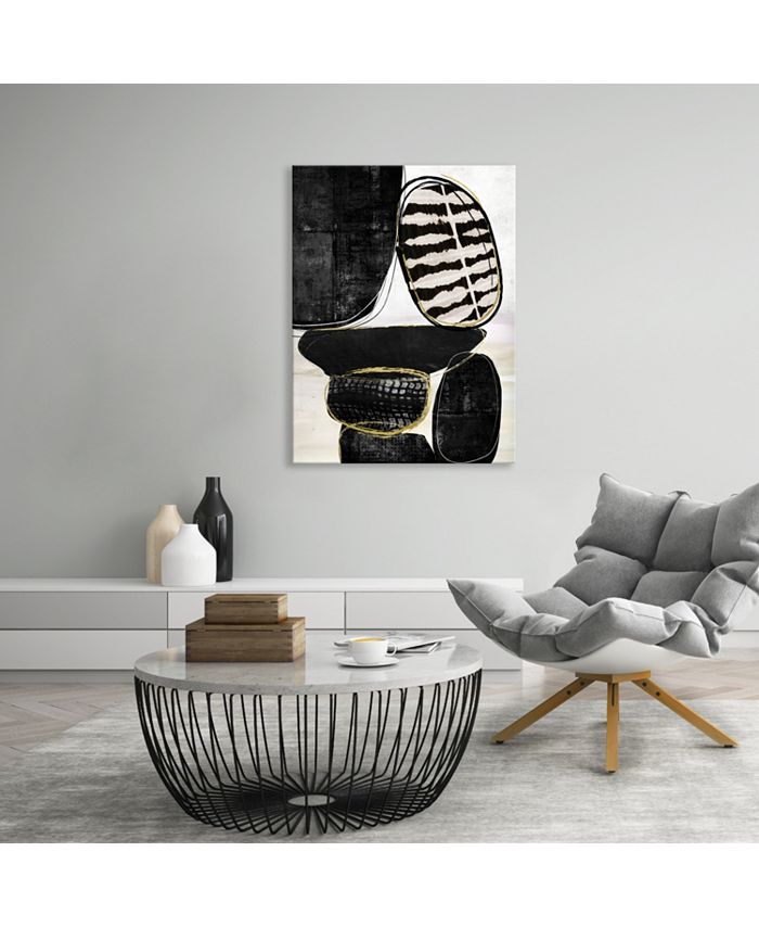 Artissimo Designs Rock Mountain Hand Embellished Canvas - Macy's