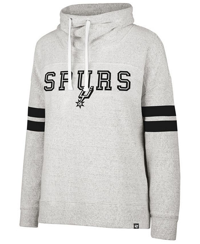 '47 Brand Women's San Antonio Spurs Offsides Funnelneck Sweatshirt - Macy's