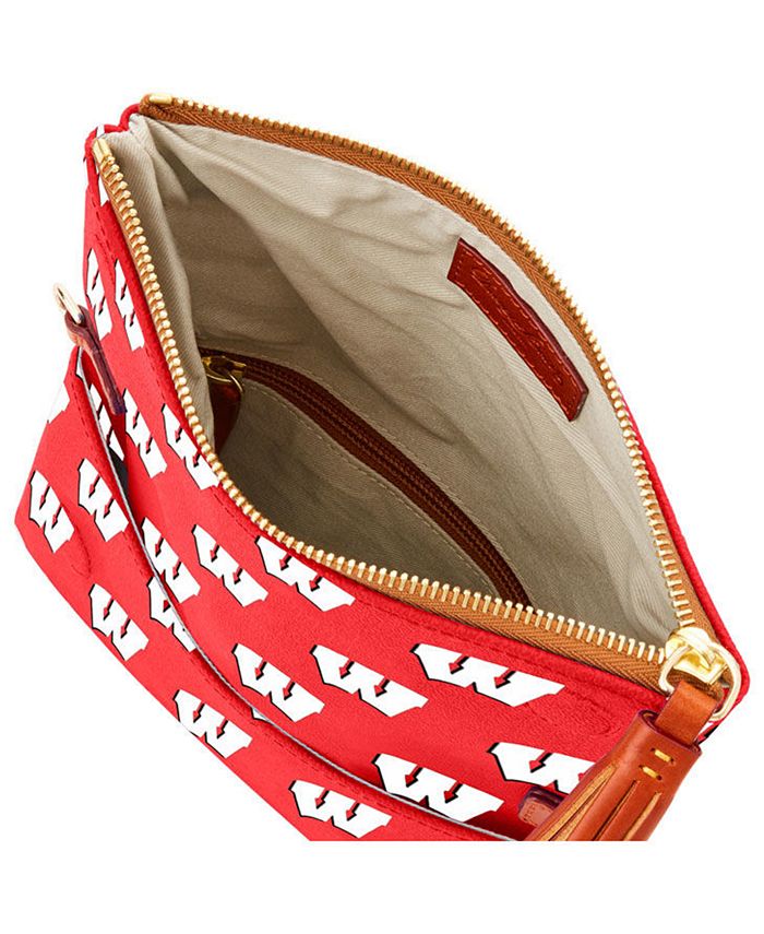Dooney & Bourke Wisconsin Badgers Foldover Crossbody Purse - Macy's