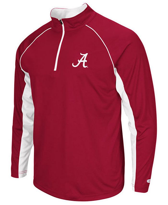 Colosseum Alabama Crimson Tide Rival Quarter-Zip Pullover - Macy's