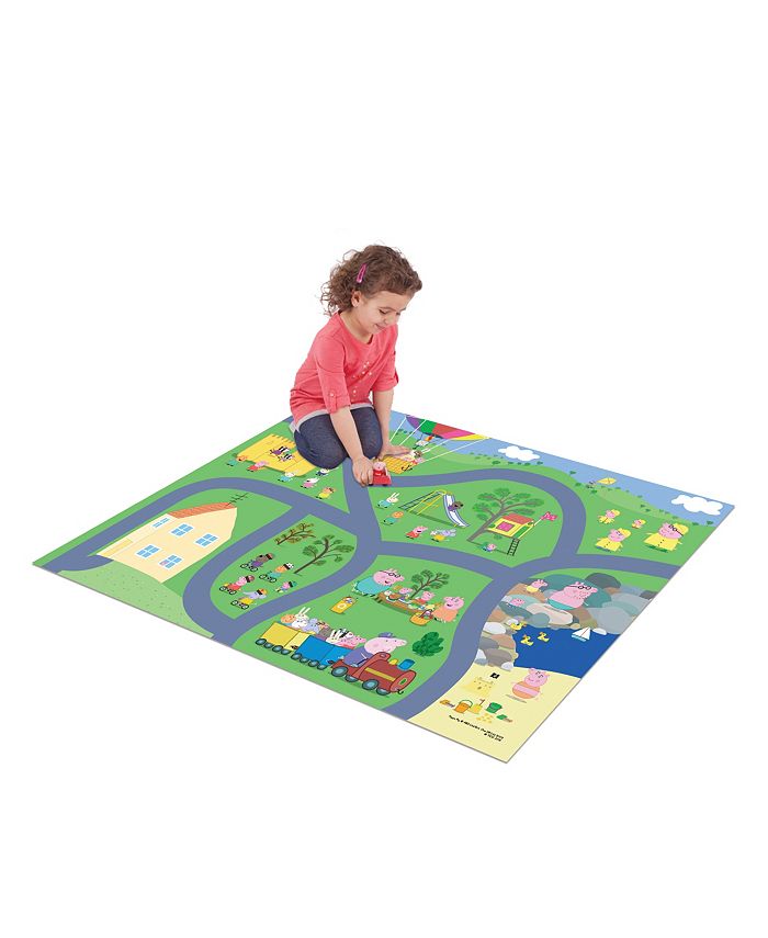 TCG Toys Peppa Pig Original Mega Mat Play Mat With Bonus Vehicle - Macy's