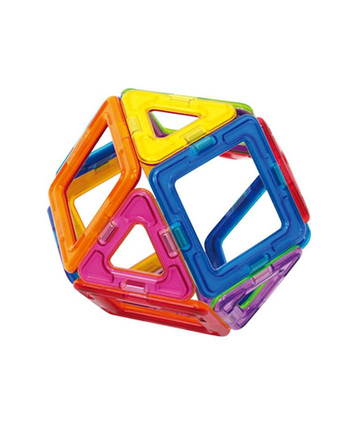 Magformers Rainbow 14 Piece Magnetic Construction Set - Macy's