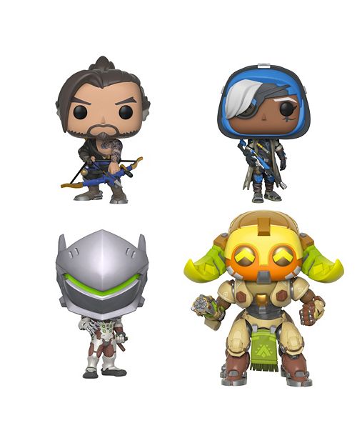 Funko Pop Games Overwatch Series 4 Collectors Set Hanzo, Genji, Ana, 6 Inch Orisa & Reviews ...