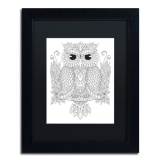 Hello Angel Night Owls 1 Matted Framed Art - 16" x 20" x 0.5" - Macy's