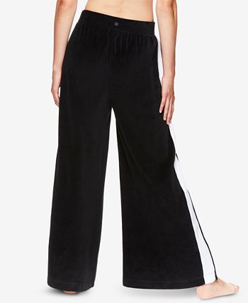 Gaiam X Jessica Biel Delancey Velour Wide-Leg Pants - Macy's