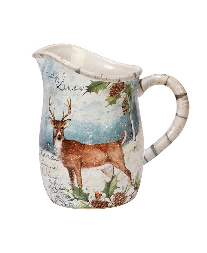 Certified International Winter Lodge Pitcher - Macy's