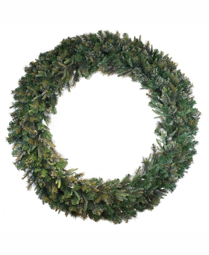 Vickerman 72 inch Cashmere Artificial Christmas Wreath Unlit - Macy's