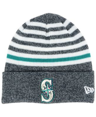 New Era Seattle Mariners Striped Cuff Knit Hat - Macy's