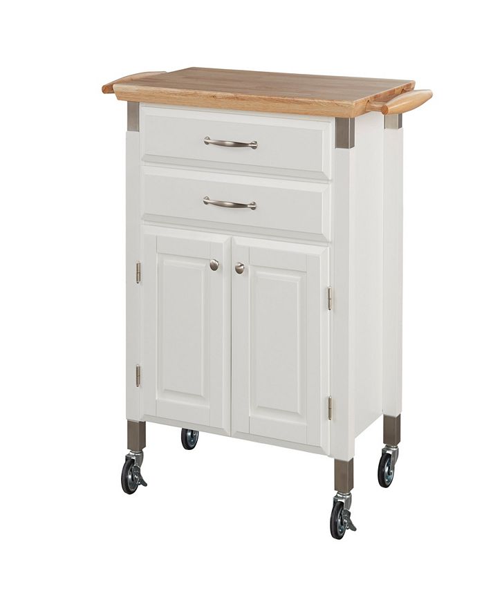 Home Styles Dolly Madison White Kitchen Cart - Macy's
