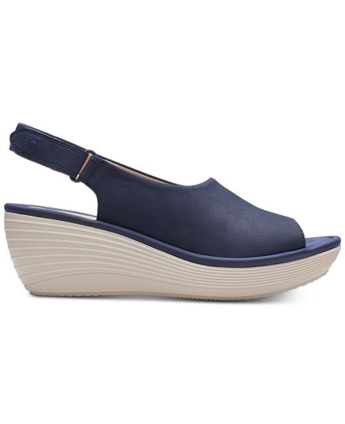 Clarks Collection Women's Reedly Shania Wedge Sandals & Reviews ...