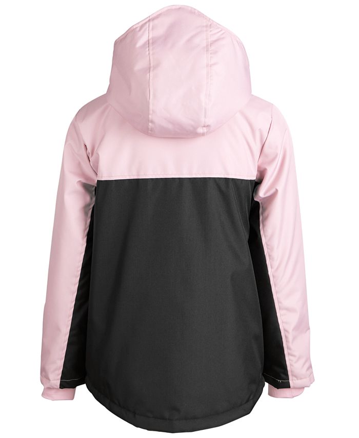 Ideology Big Girls Colorblocked Marble Print Hooded Jacket Created For