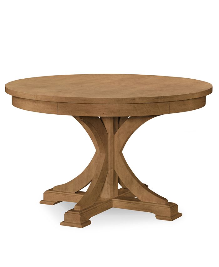 Furniture Rachael Ray Everyday Dining Round to Oval Pedestal Table - Macy's
