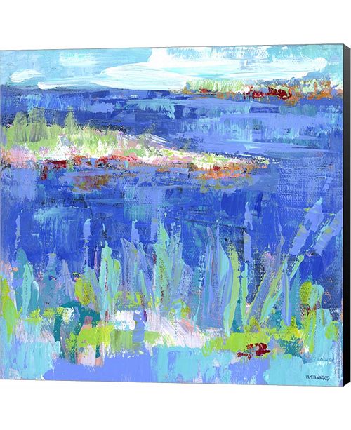 Metaverse Blue Series Serene by Pamela J. Wingard Canvas Art & Reviews ...