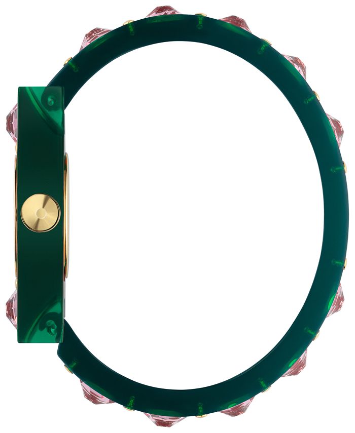 Gucci Women's Swiss Vintage Web Green-Red-Green Plexi-Resin Bangle ...