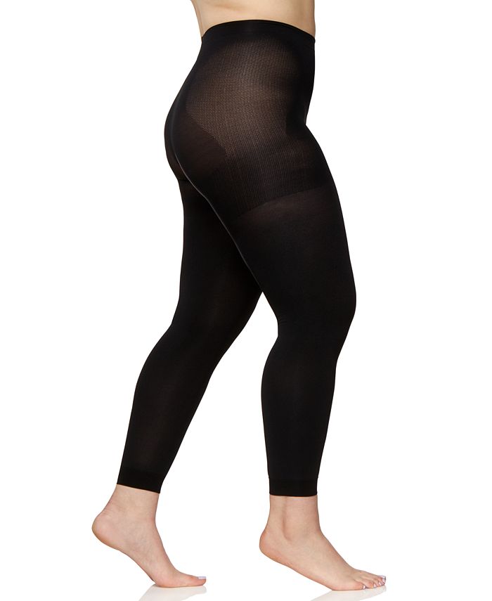 Berkshire Plus Size Easy-On Max Coverage Footless Tights 5041 - Macy's