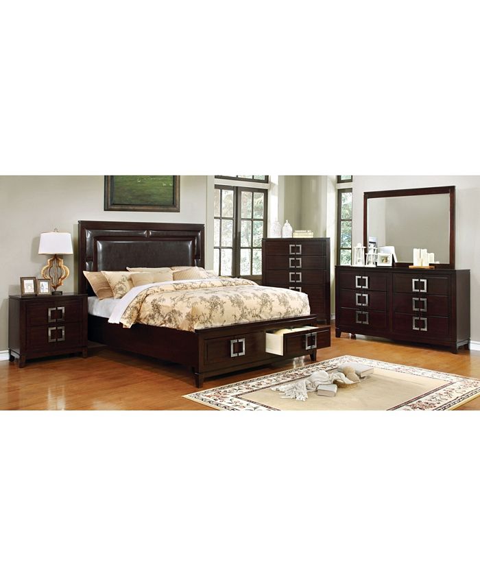 Furniture of America Shanda Transitional Nightstand - Macy's