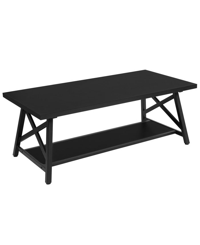 Flash Furniture Hancock Park Collection Rustic Espresso Wood Finish ...