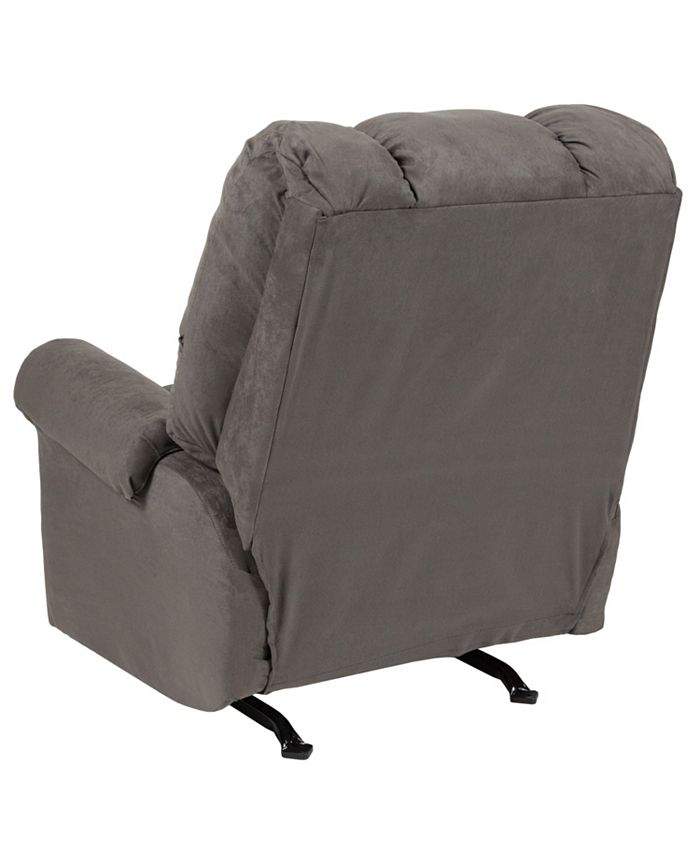 Flash Furniture Riverstone Sierra Graphite Microfiber Rocker Recliner ...