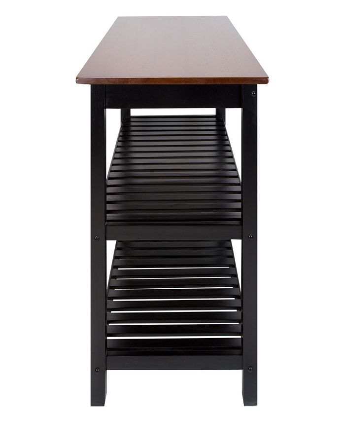 Yu Shan Kitchen Island with Solid Wood - Macy's