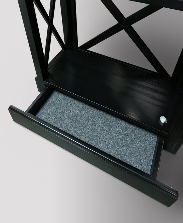 Yu Shan Jackson 3 - Shelf Bookcase with Concealed Drawer, Concealment ...