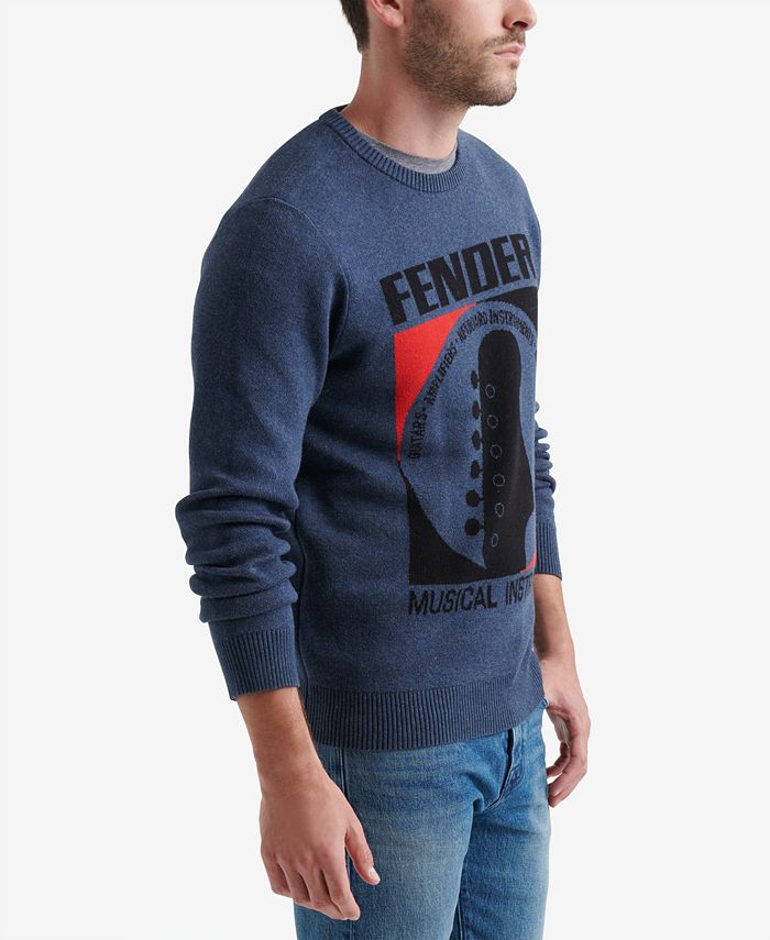 Lucky Brand Men's Fender Graphic Sweater - Macy's