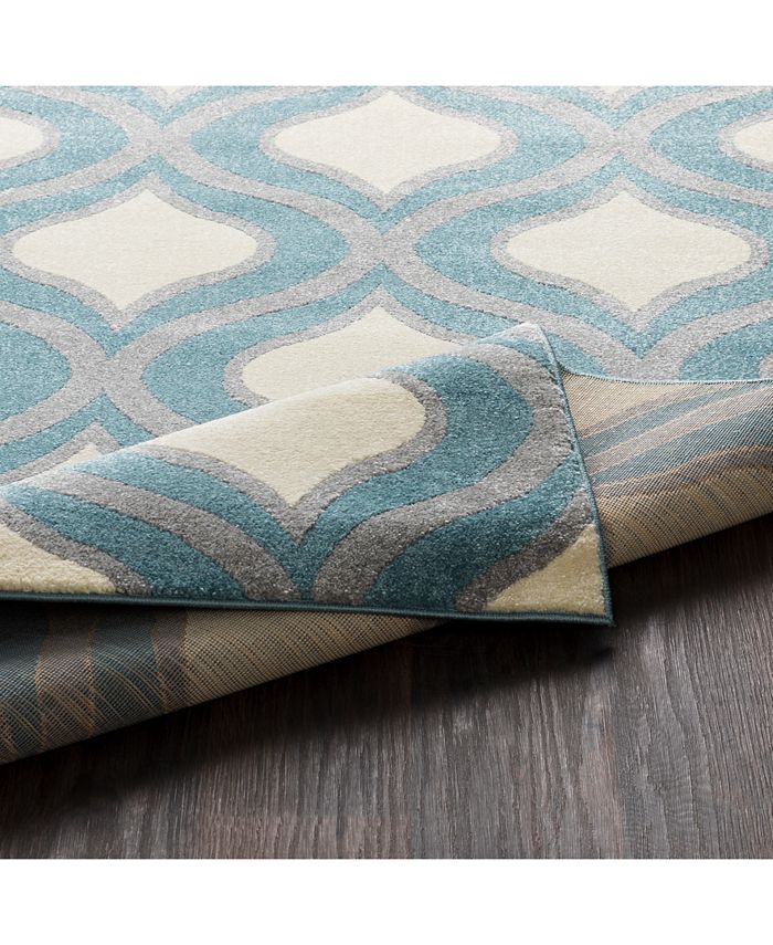 Surya CLOSEOUT! Horizon HRZ-1036 Denim 7'10" Round Area Rug - Macy's