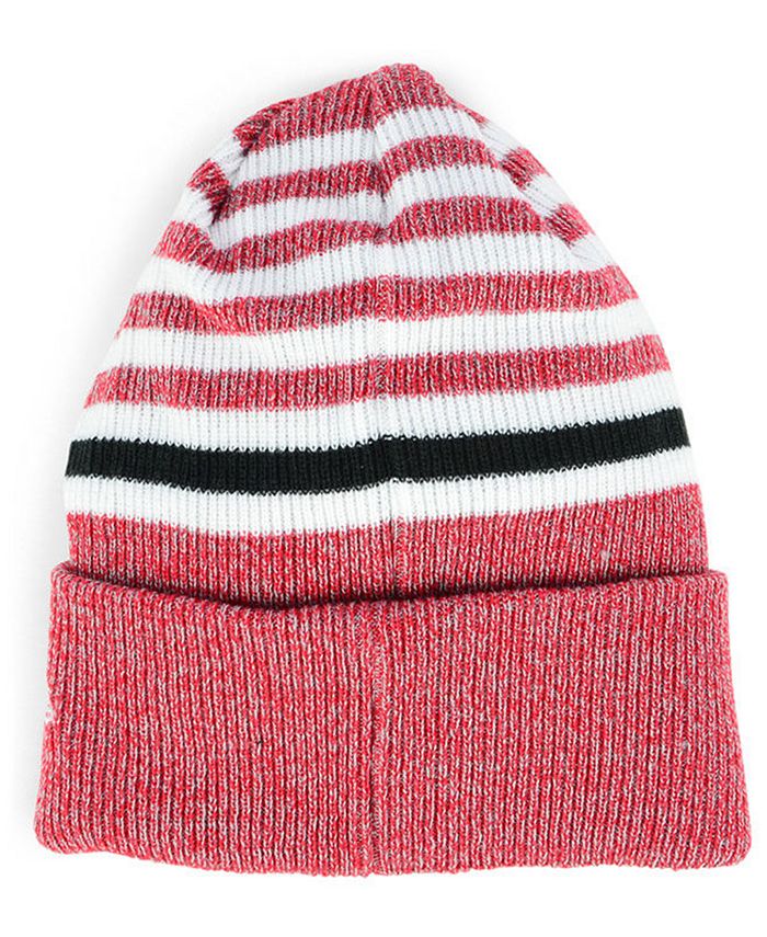 New Era Wisconsin Badgers Striped Chill Knit Hat - Macy's