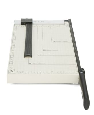 Mind Reader Adjustable Metal Paper Trimmer, Capacity 10 Pages, Black ...