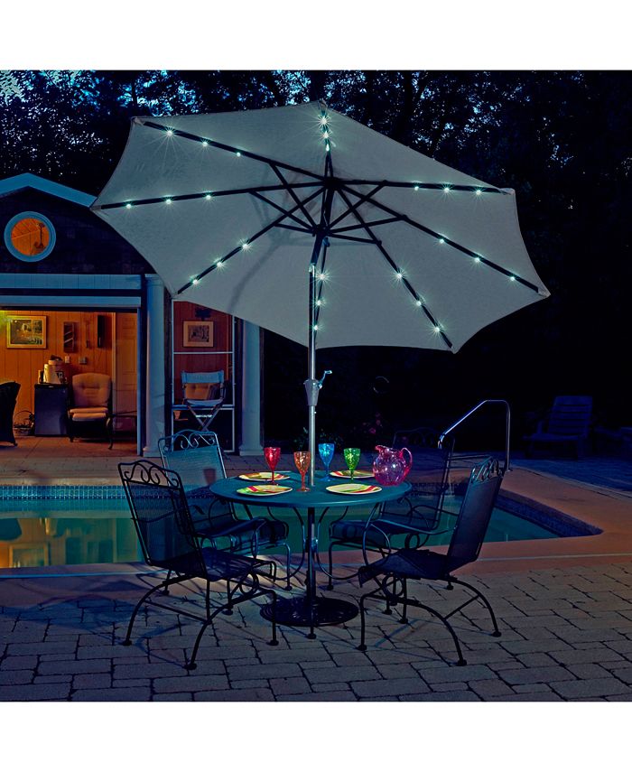 Blue Wave Mirage Fiesta 9' Octagonal Market Umbrella - Olefin Canopy ...