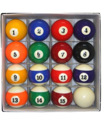Blue Wave Pool Table Regulation Billiard Ball Set - Macy's