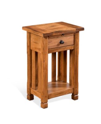 Sunny Designs Sedona Rustic Oak Phone Stand - Macy's