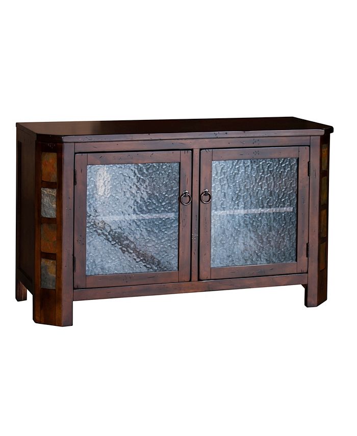 Sunny Designs Santa Fe 45" Dark Chocolate TV Console - Macy's