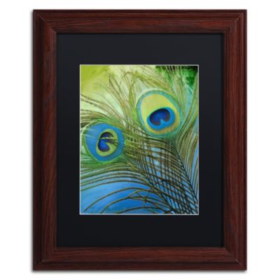 Color Bakery 'Peacock Candy I' Matted Framed Art, 11" x 14" - Macy's