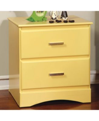 Night Stand, Transitional Style, Yellow - Macy's