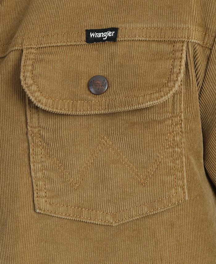 Wrangler Men's Heritage Sherpa Lined Corduroy Jacket - Macy's