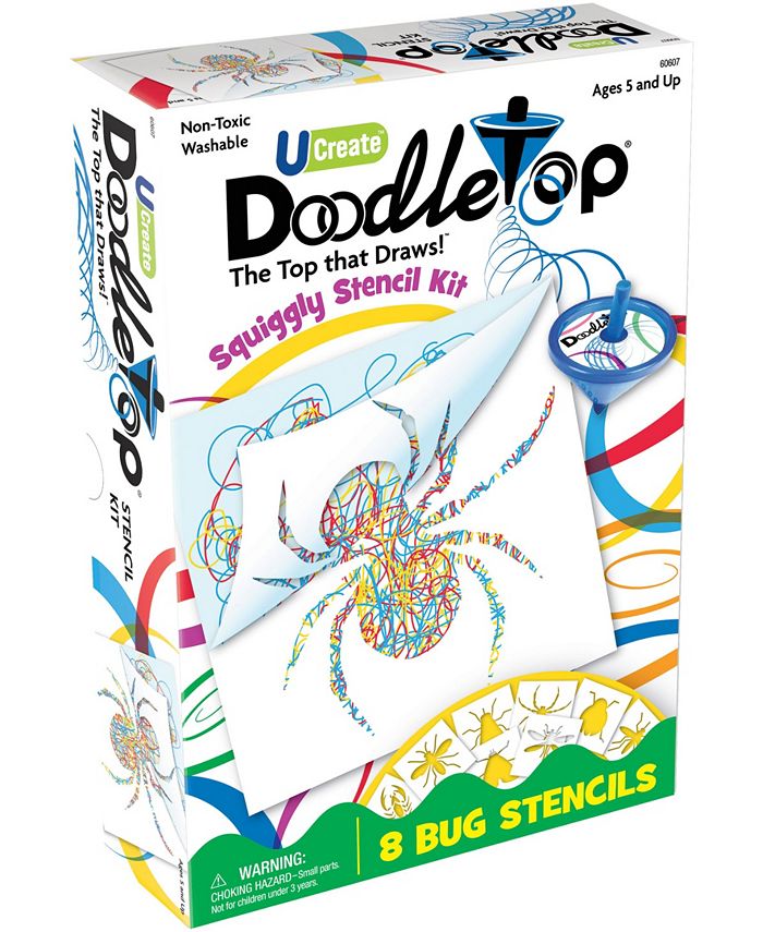 U-Create Doodletop Stencil Kit - Bugs - Macy's