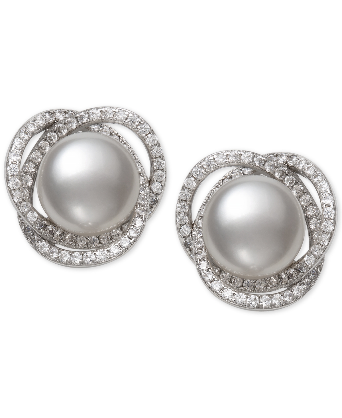 Click here for Cultured Freshwater Pearl (9mm) & Cubic Zirconia S... prices
