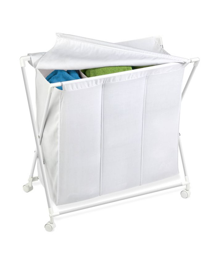 Honey Can Do Triple Folding Hamper - Macy's