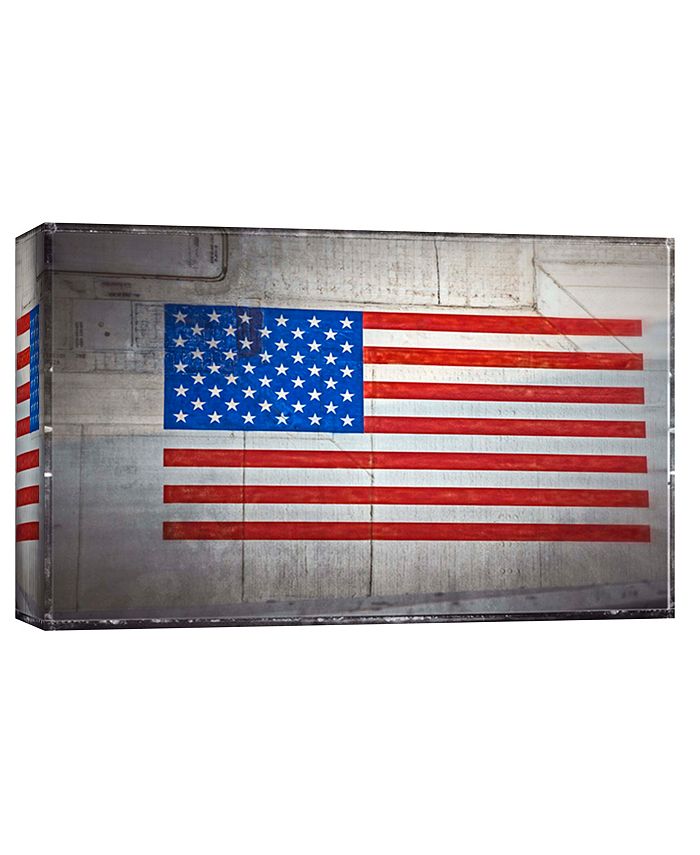PTM Images Flag On Vintage Aircraft Decorative Canvas Wall Art - Macy's
