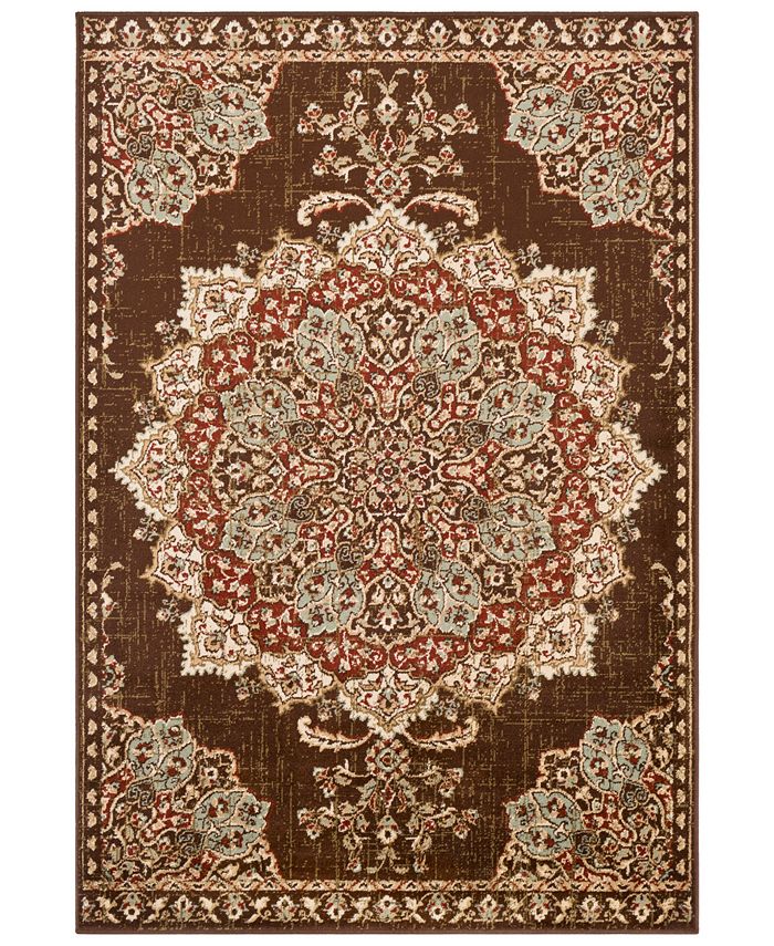 Surya Paramount PAR-1082 Dark Red 7'9" x 11'2" Area Rug - Macy's