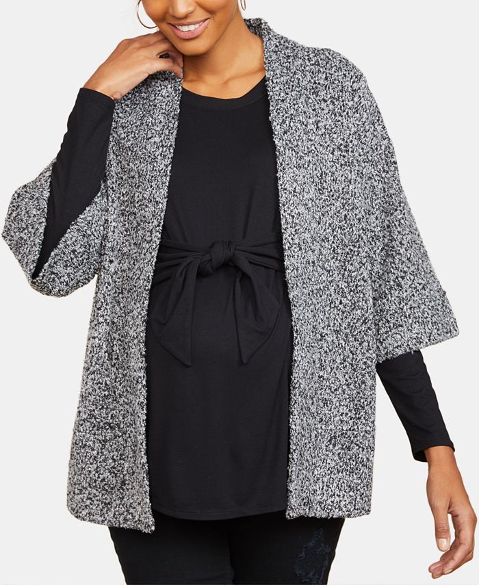 Motherhood Maternity 3/4-Sleeve Jacket - Macy's