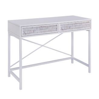 Johnston Faux Stone Console Table - Macy's