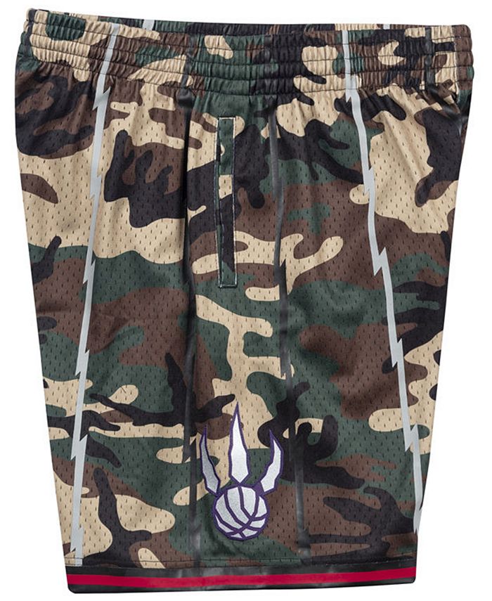 Mitchell & Ness Men's Toronto Raptors Woodland Camo Swingman Shorts ...