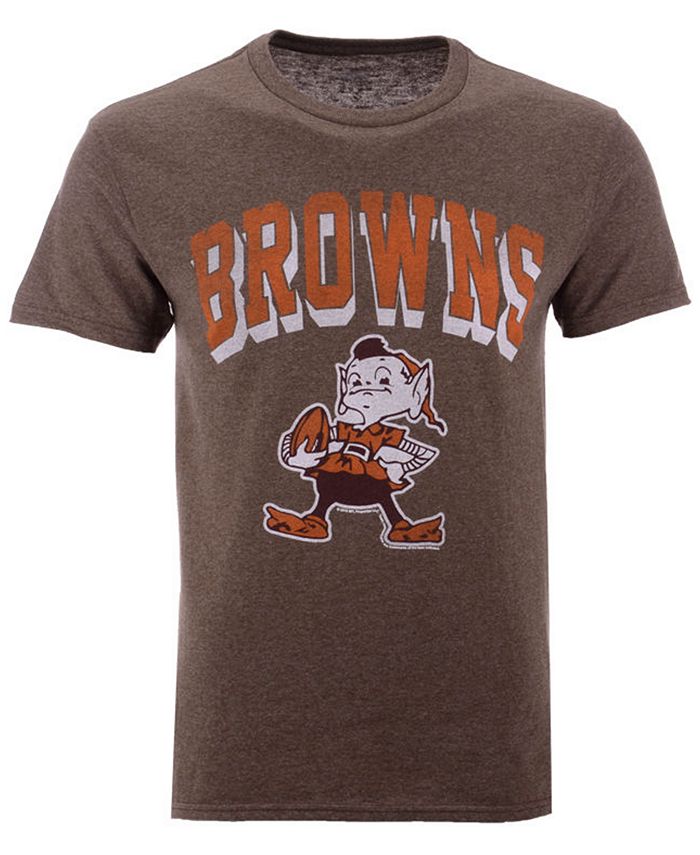 Authentic NFL Apparel Men's Cleveland Browns Shadow Arch Retro T-Shirt ...