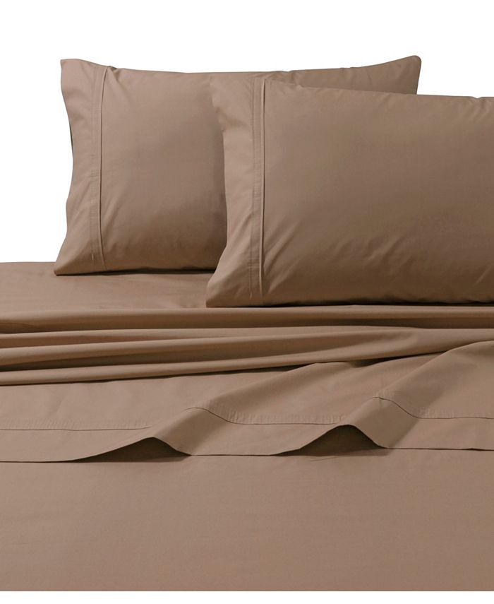 Tribeca Living 300 Thread Count Cotton Percale Extra Deep Pocket Twin ...